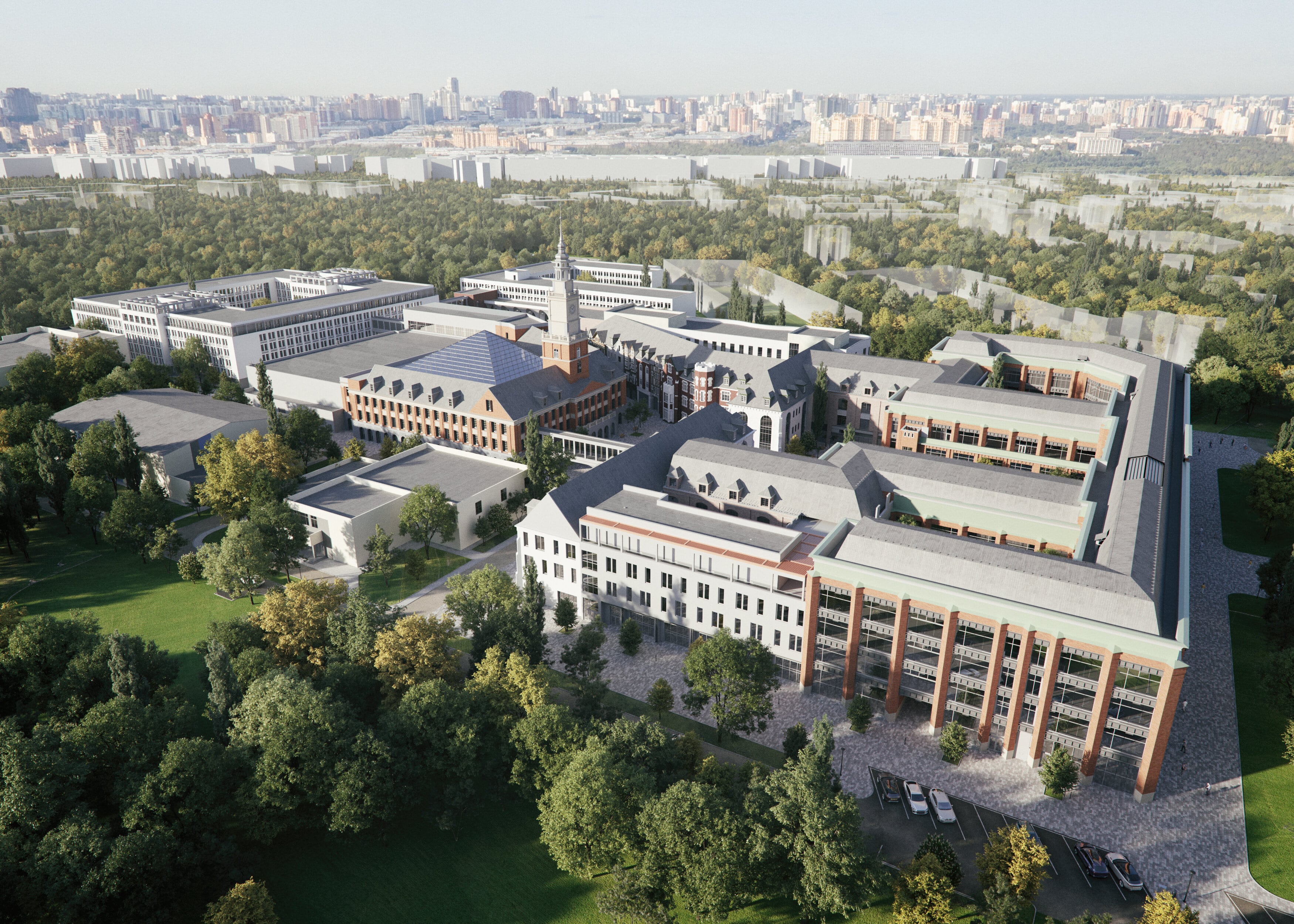 The Golden Trezzini / Campus of Immanuel Kant Baltic Federal University ...