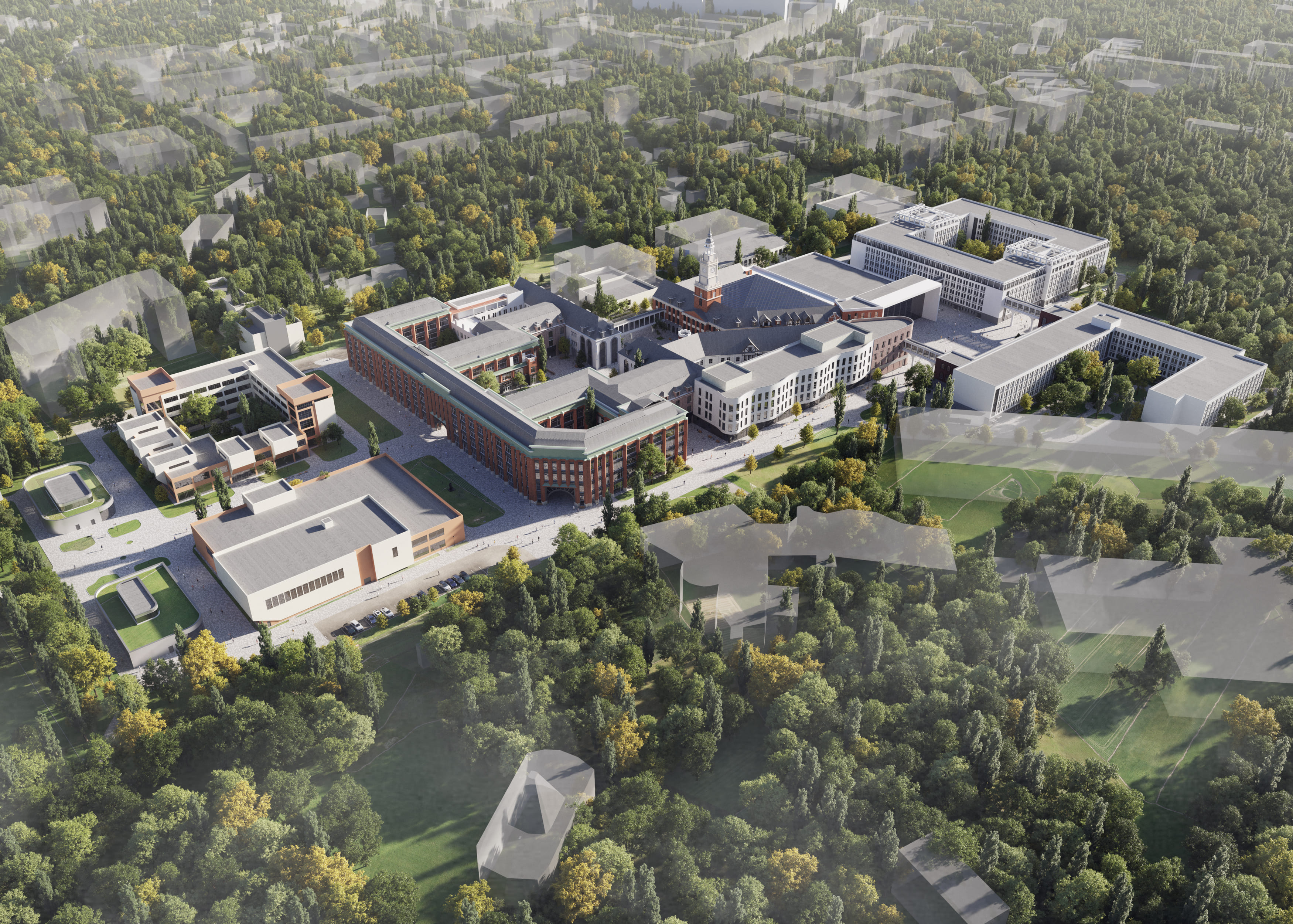 The Golden Trezzini / Campus of Immanuel Kant Baltic Federal University ...