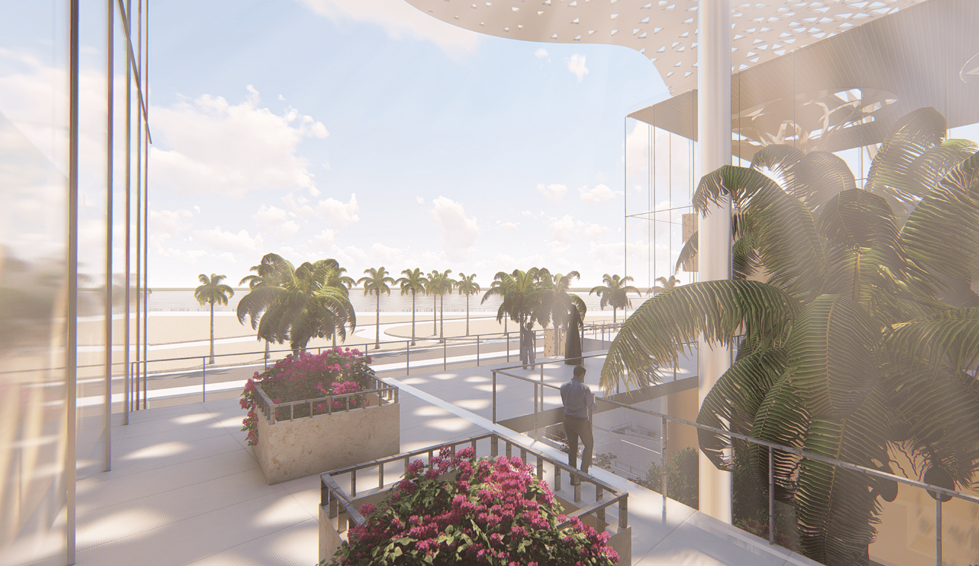 The Golden Trezzini / Public Library (Jeddah, Saudi Arabia)